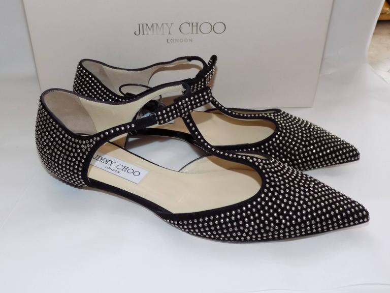 Jimmy Choo “tango” Studded Flats at 1stDibs | jimmy choo flats