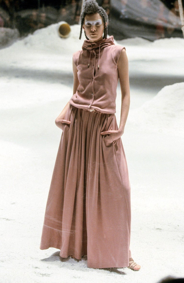 Alexander McQueen 1999 Collection 'The Overlook' Hooded Runway Dress at ...