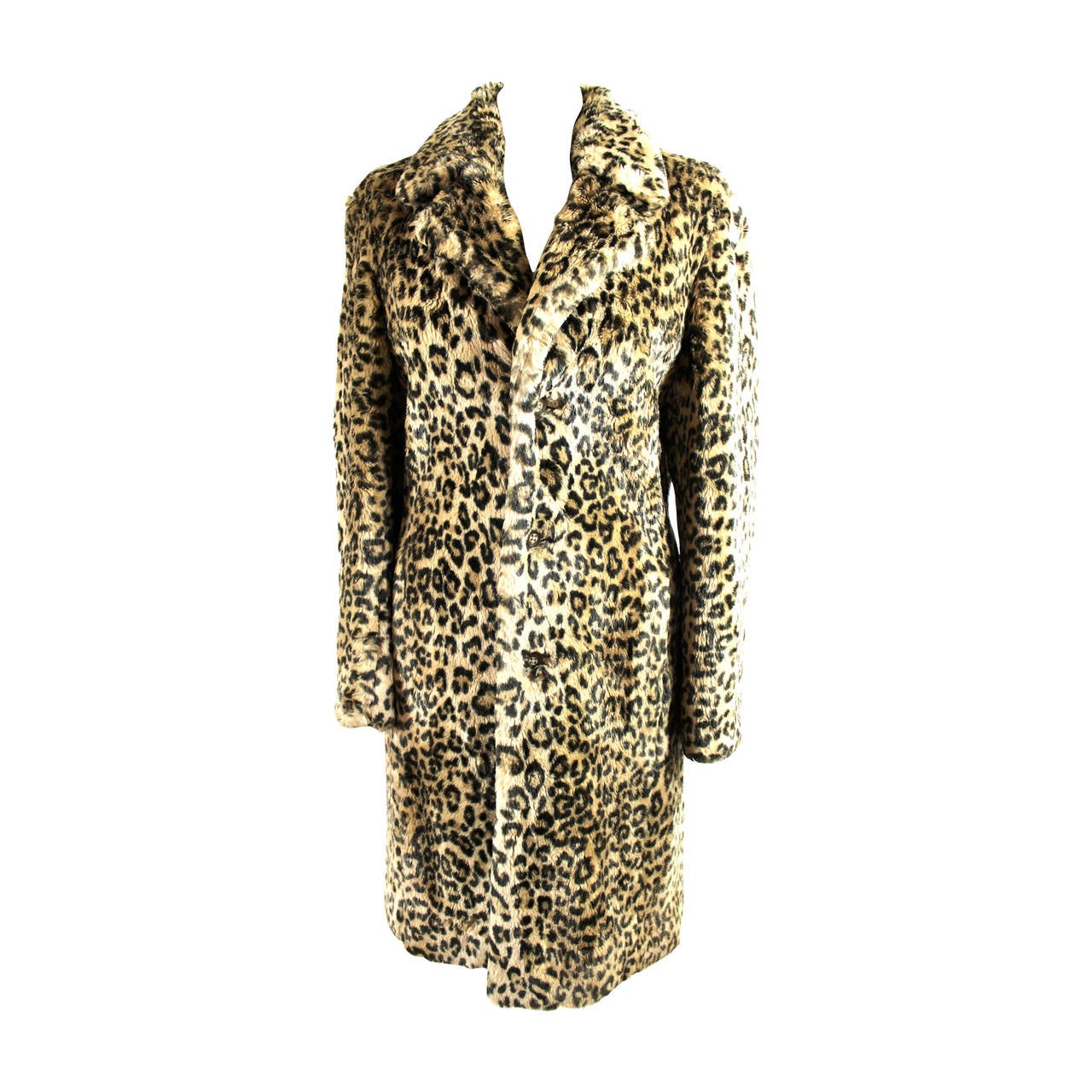 Todd Oldham Faux Fur Coat at 1stDibs