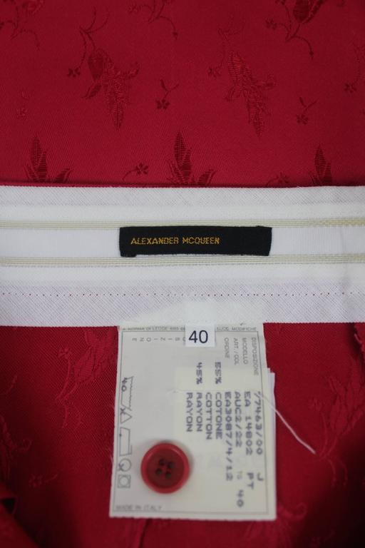 Alexander Mcqueen 1997 Collection Runway Zipper Leg Trousers at 1stDibs