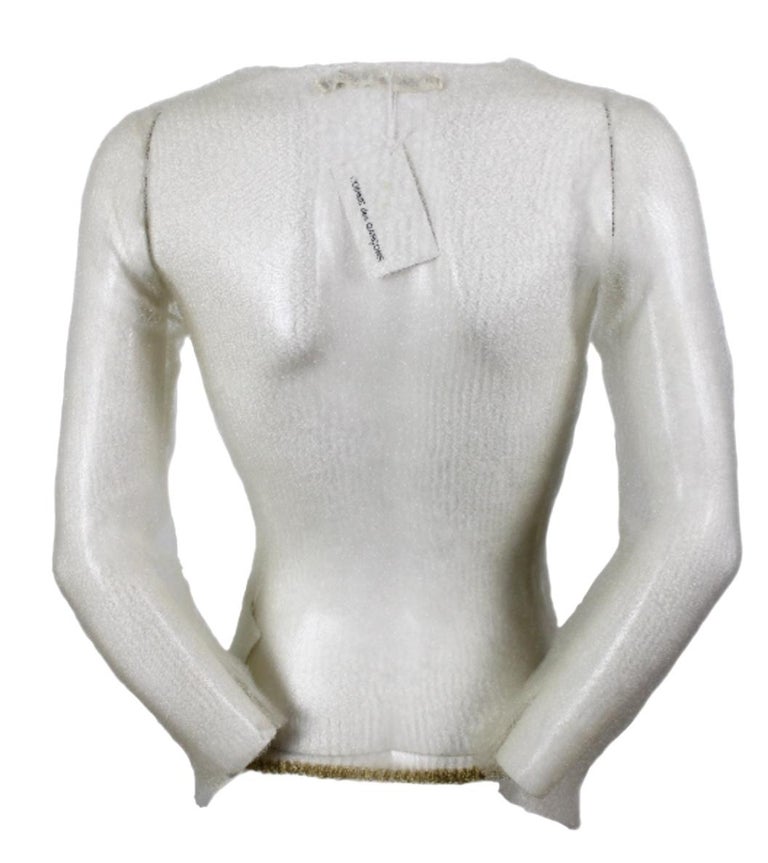 Comme des Garcons Invisible Knit Sweater 1997 Collection at 1stDibs