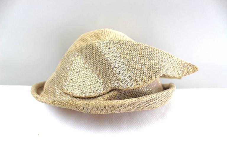 Vintage Early 80s Stephen Jones Hermes/Mercury Winged Hat at 1stDibs ...