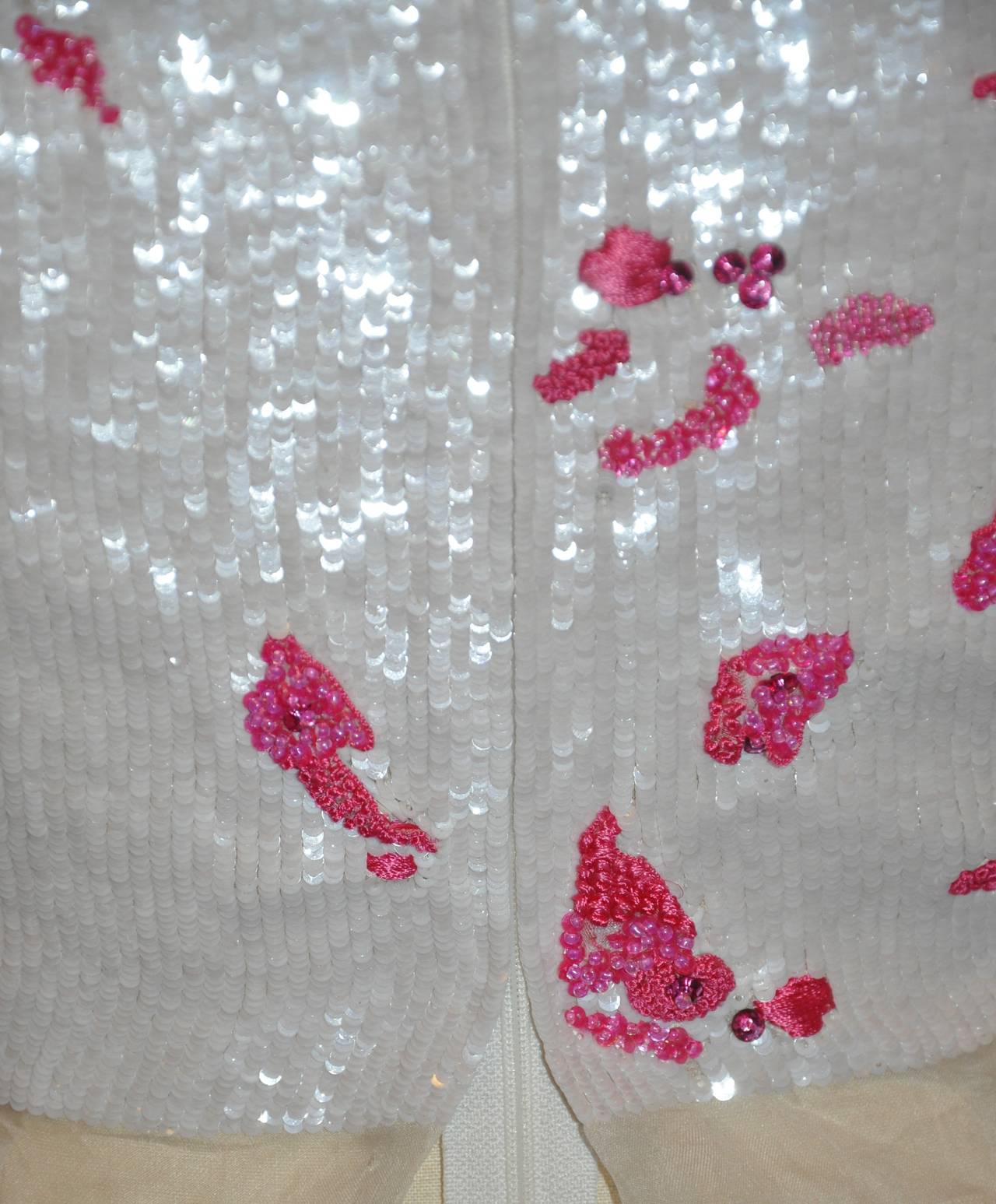 Lesage Detailed Micro Sequin and Micro Hand Embroidered Semi Top For ...