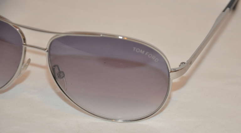 Tom Ford Silver hardware Sunglasses For Sale at 1stDibs