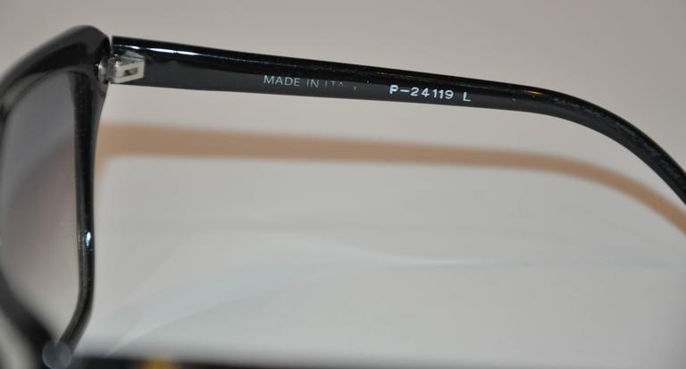 Laura Biagiotti Black Lucid with Gray and Cream "Snake" Lucid ...