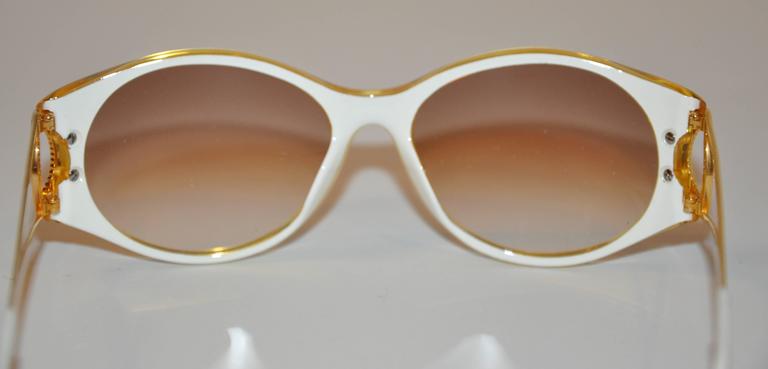 Christian Dior "Burst of Yellow" Lucite with Gilded Gold Hardware ...