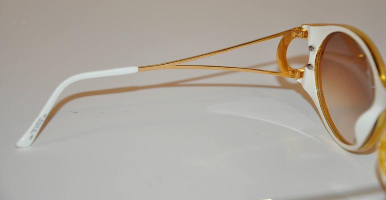 Christian Dior "Burst of Yellow" Lucite with Gilded Gold Hardware ...