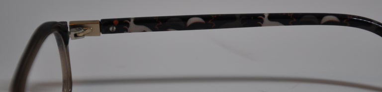 Emilio Pucci Detailed "Marbleized" Tortoise-Shell Lucite Glasses For ...