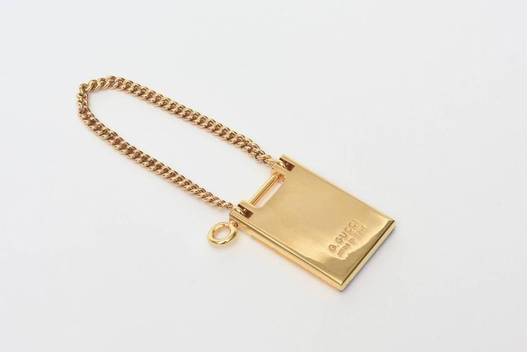Gucci Geometric Mondrian Style Key Ring Vintage Italian For Sale at ...