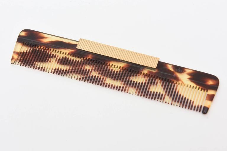 Gucci Tortoise Shell Comb with Case / SATURDAY SALE at 1stDibs | gucci comb