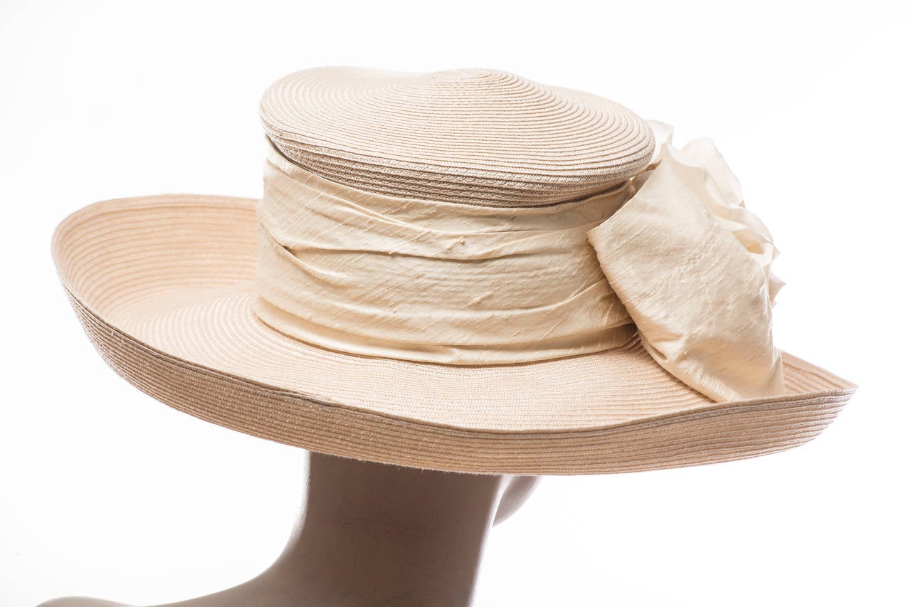 Eric Javits Hand Blocked and Trimmed Hat Circa 1998 at 1stDibs | eric ...