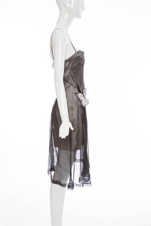 Dolce and Gabbana Runway Silk Chiffon Stromboli Collection Dress ...