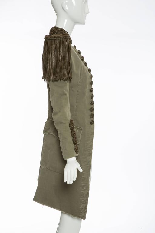 Balmain by Christophe Decarnin Runway Fringed Zipper Jacket, Spring ...