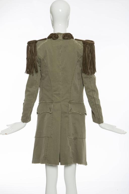 Balmain by Christophe Decarnin Runway Fringed Zipper Jacket, Spring ...