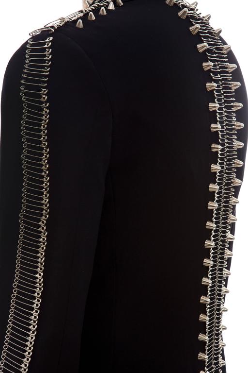 Comme Des Garcons Homme Plus 99%IS Black Wool Blazer Safety Pin ...