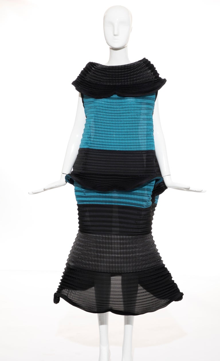 Issey Miyake Runway Pleated Dress, Fall 2014 For Sale at 1stDibs