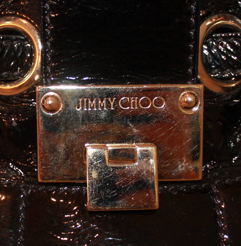 Jimmy Choo Black Patent Ramona Handbag For Sale at 1stDibs | jimmy choo ...