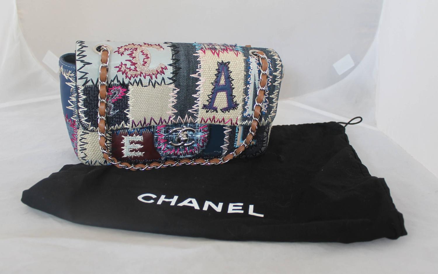 Chanel Limited Edition Patchwork Medium Classic Handbag - SHW - circa ...
