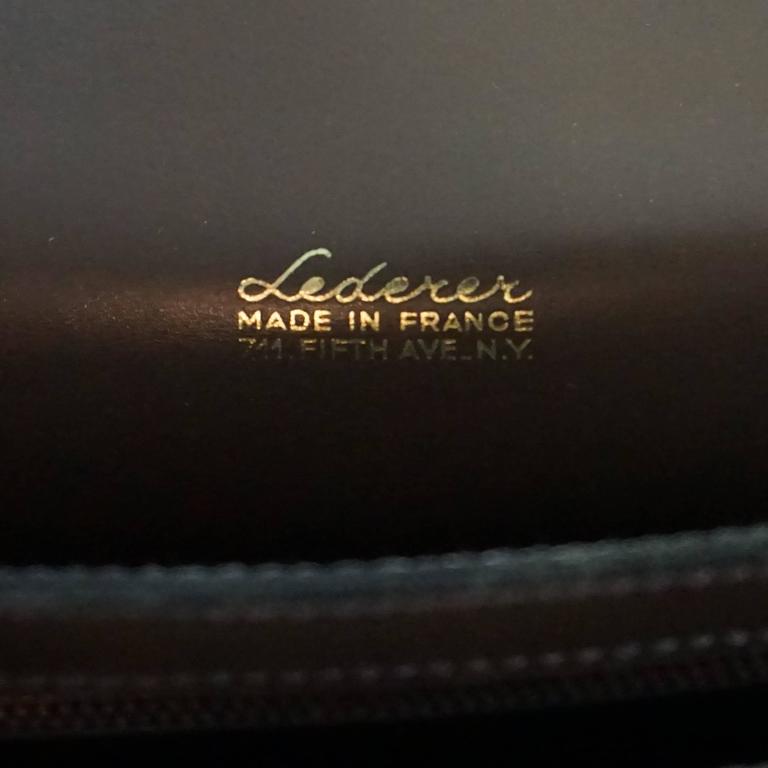 Lederer Vintage Taupe Leather Small Briefcase - 1950's at 1stDibs ...