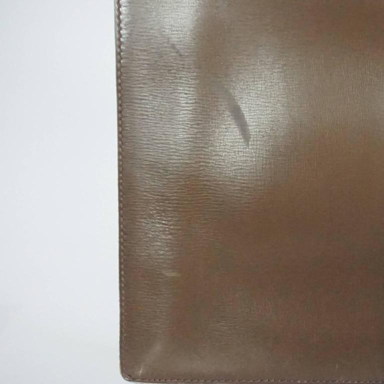 Lederer Vintage Taupe Leather Small Briefcase - 1950's at 1stDibs ...