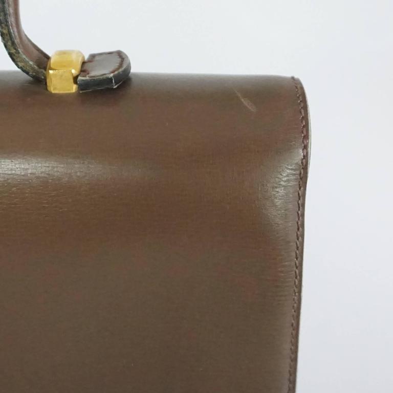 Lederer Vintage Taupe Leather Small Briefcase - 1950's at 1stDibs ...