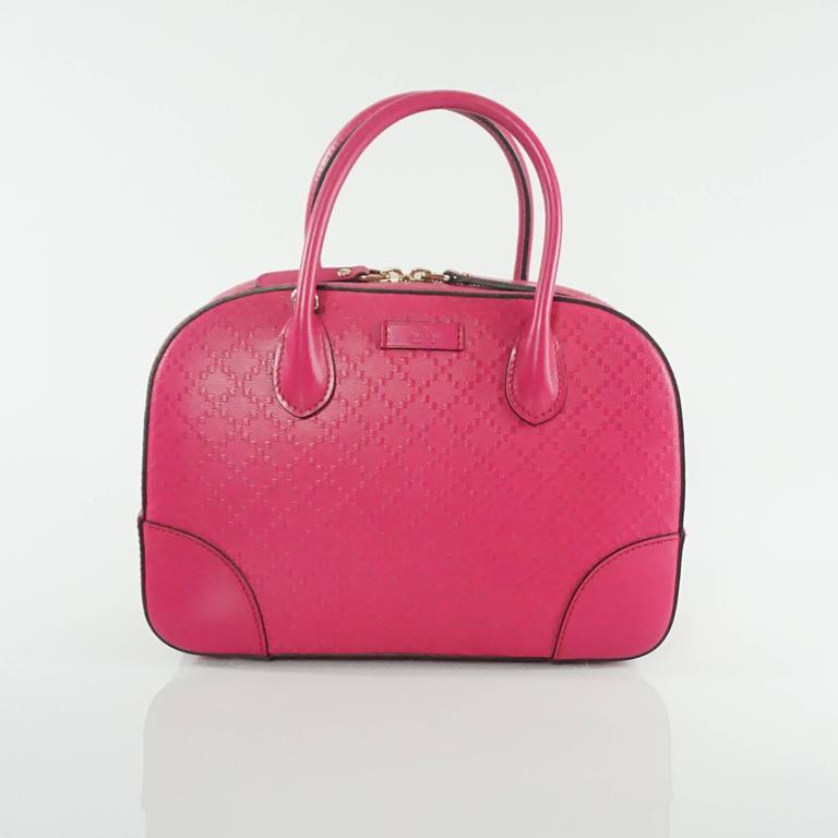New Gucci Pink Diamante Top Handle Bag with Strap - 2015 at 1stDibs