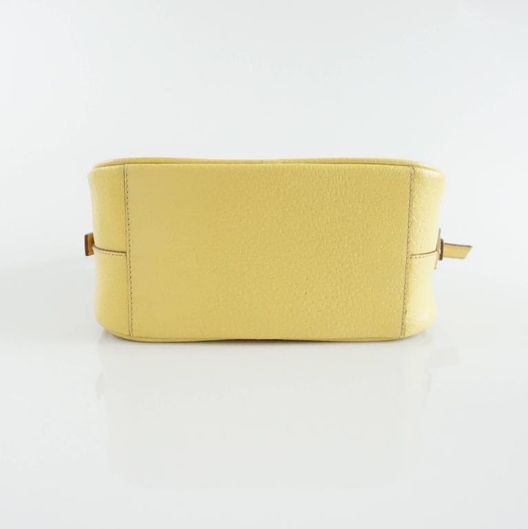 Prada Yellow Leather Mini Bag at 1stDibs | prada yellow bag, prada ...