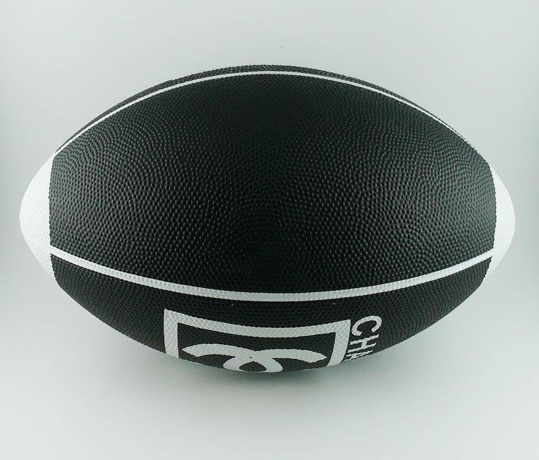 Chanel Rare Collector Limited Edition Rubber Rugby Ball 2007 at 1stDibs ...