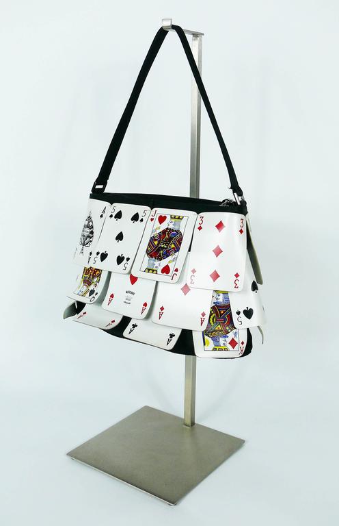 Moschino Vintage Rare Novelty Playing Cards Bag at 1stDibs | playing ...