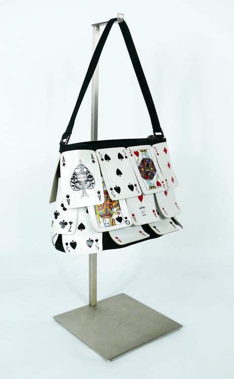 Moschino Vintage Rare Novelty Playing Cards Bag at 1stDibs | playing ...