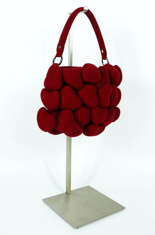 Moschino Iconic Red Multi Heart Handbag at 1stDibs | moschino red heart ...