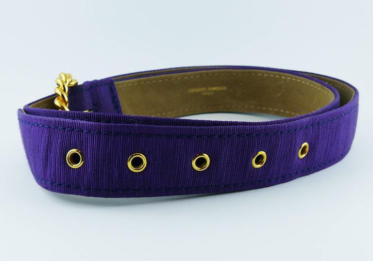 Edouard Rambaud Vintage Purple Belt Bag at 1stDibs