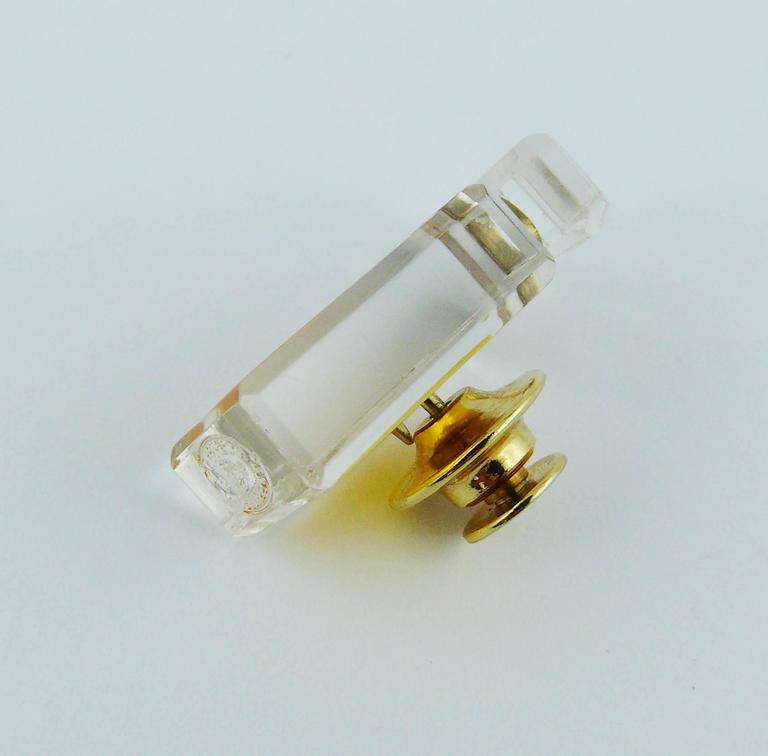 Chanel Iconic No. 5 Perfume Bottle Pin Brooch at 1stDibs | chanel ...