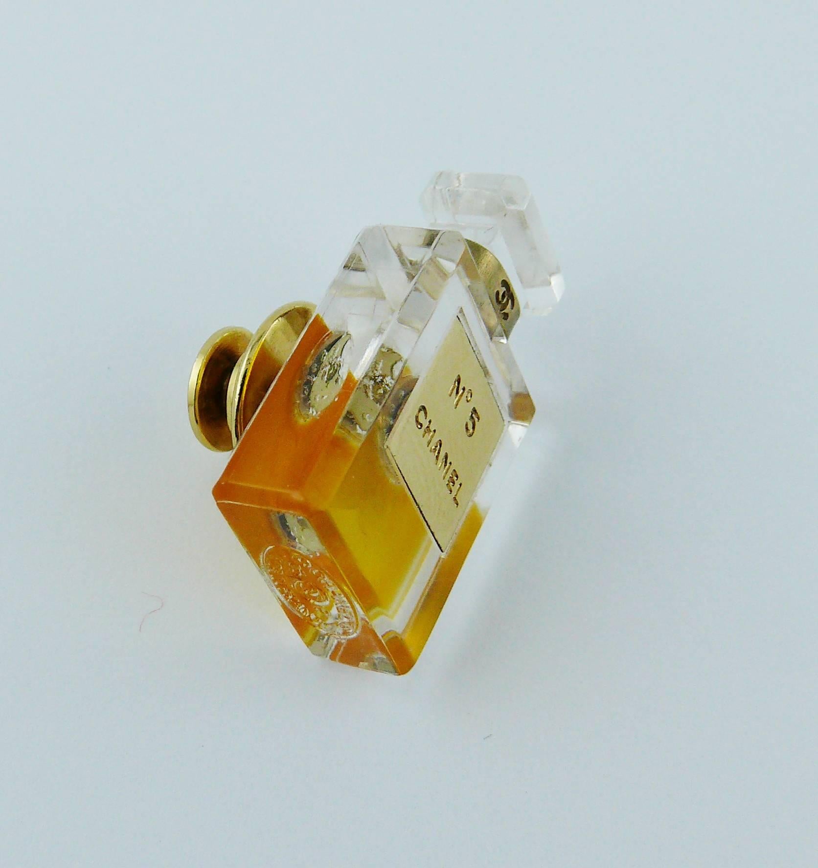Chanel Iconic No. 5 Perfume Bottle Pin Brooch at 1stDibs | chanel ...