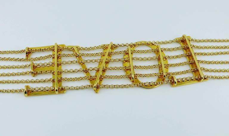 Dolce and Gabbana Iconic Runway Love Choker Necklace Spring-Summer 2003 ...