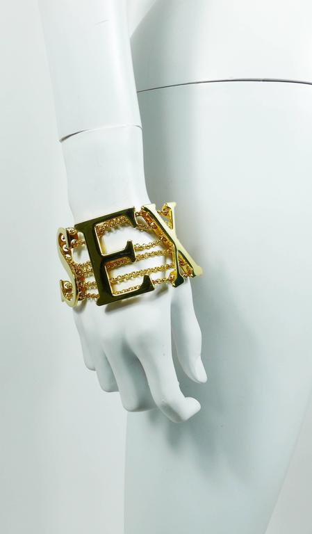 Dolce And Gabbana Iconic Runway Sex Bracelet Spring Summer 2003 At 1stdibs