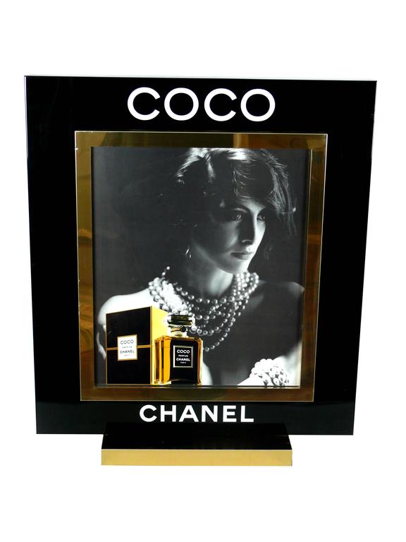 Chanel Vintage Ines de la Fressange Coco Advertising Lightbox Circa ...