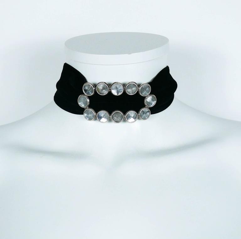 Yves Saint Laurent by Tom Ford Velvet Choker/Bracelet at 1stDibs