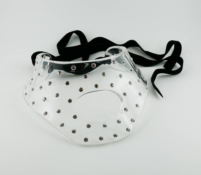 Yves Saint Laurent YSL by Tom Ford Rare Runway Diamante Perspex Collar ...