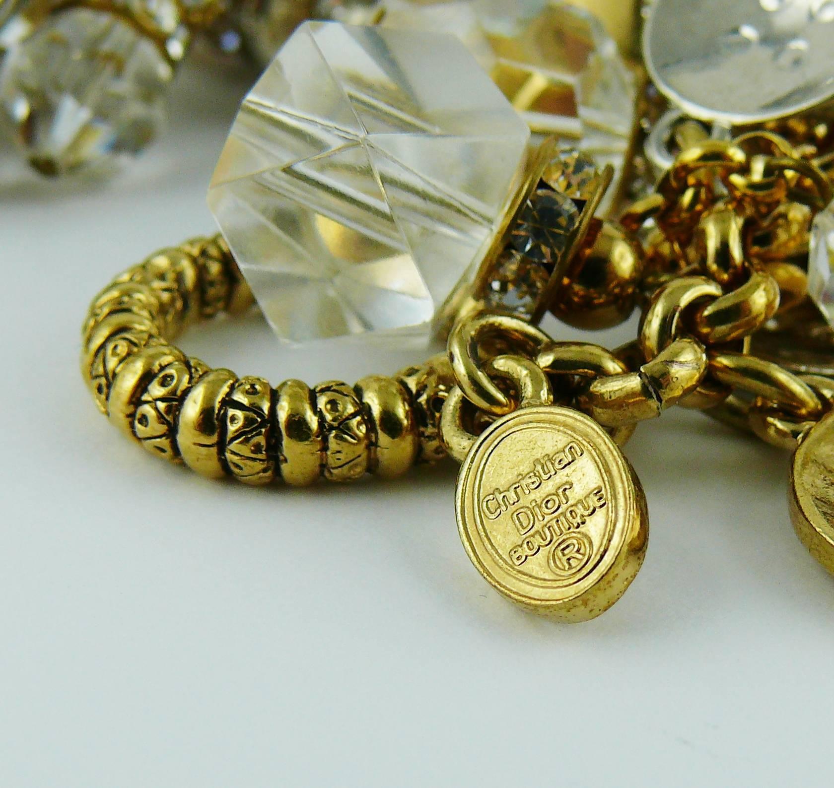 Christian Dior Boutique Vintage Iconic Buttons and Jewelled Charms ...