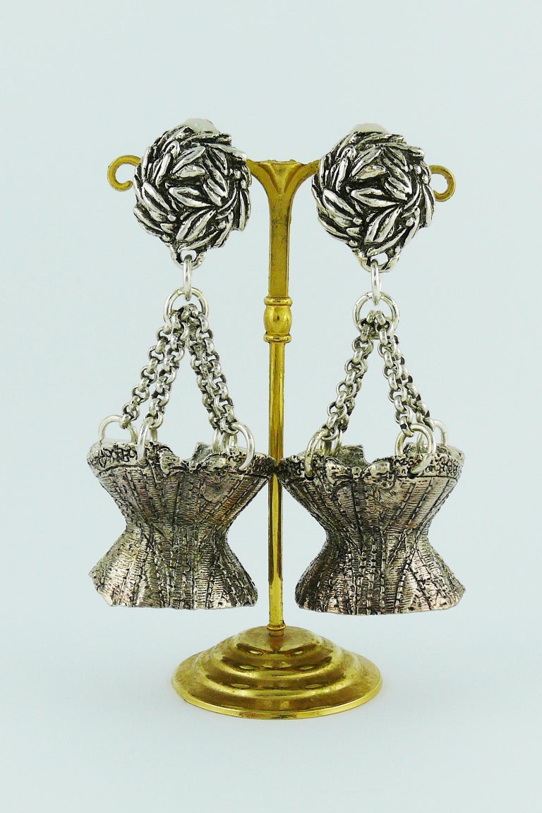 Chantal Thomass Vintage Novelty Corset Dangling Earrings For Sale at ...