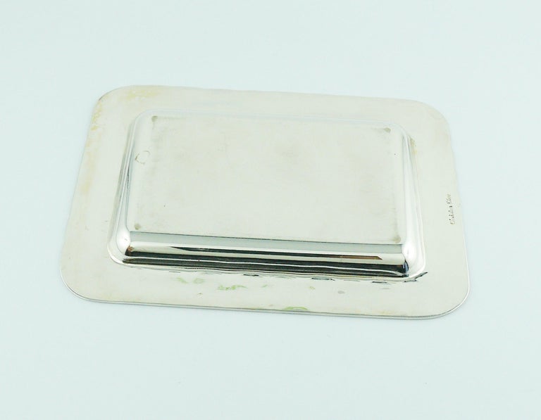 Christian Dior Vintage Silver Plate Set of Hammered Trays at 1stDibs ...