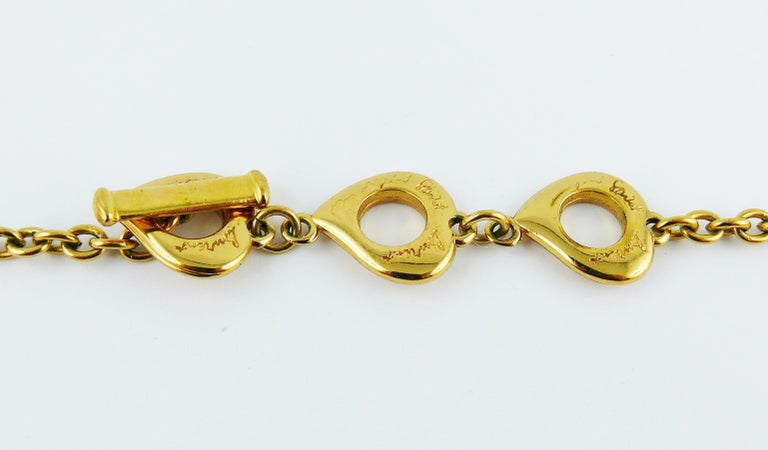 Yves Saint Laurent YSL Vintage Jewelled Floral Necklace For Sale at 1stDibs