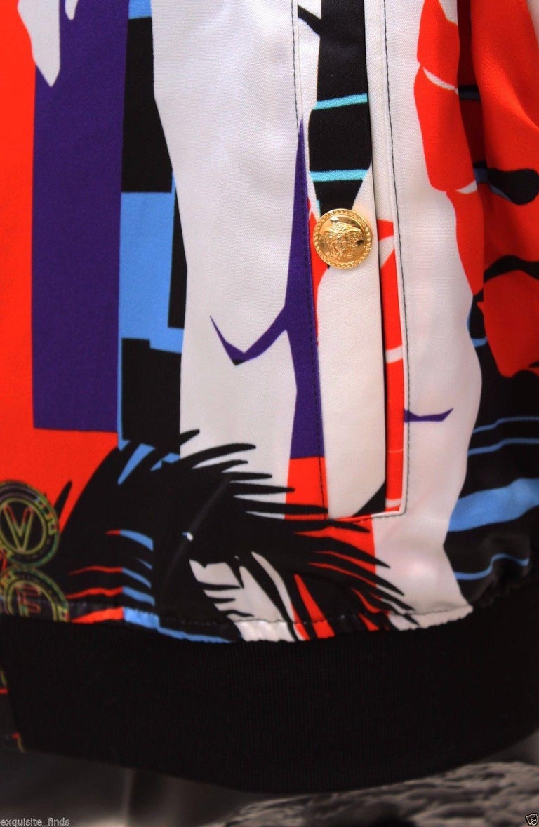 BRAND NEW VERSACE CUBA PRINT RED JACKET for MEN For Sale at 1stDibs ...