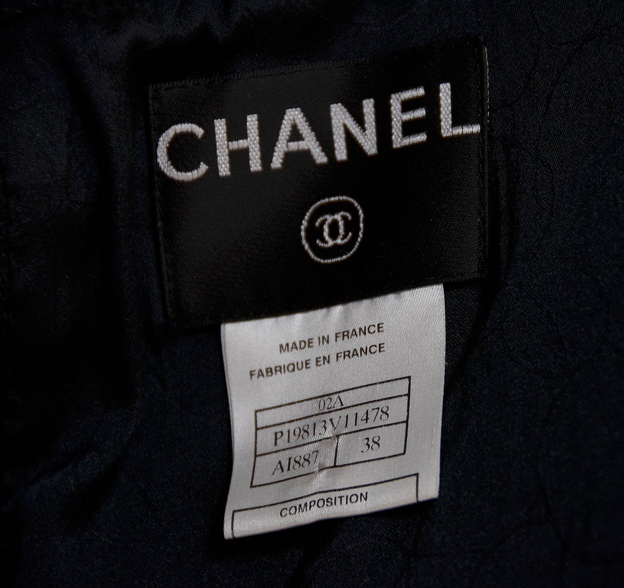 Amazing Chanel Jacket with Crystal Appliqué at 1stDibs