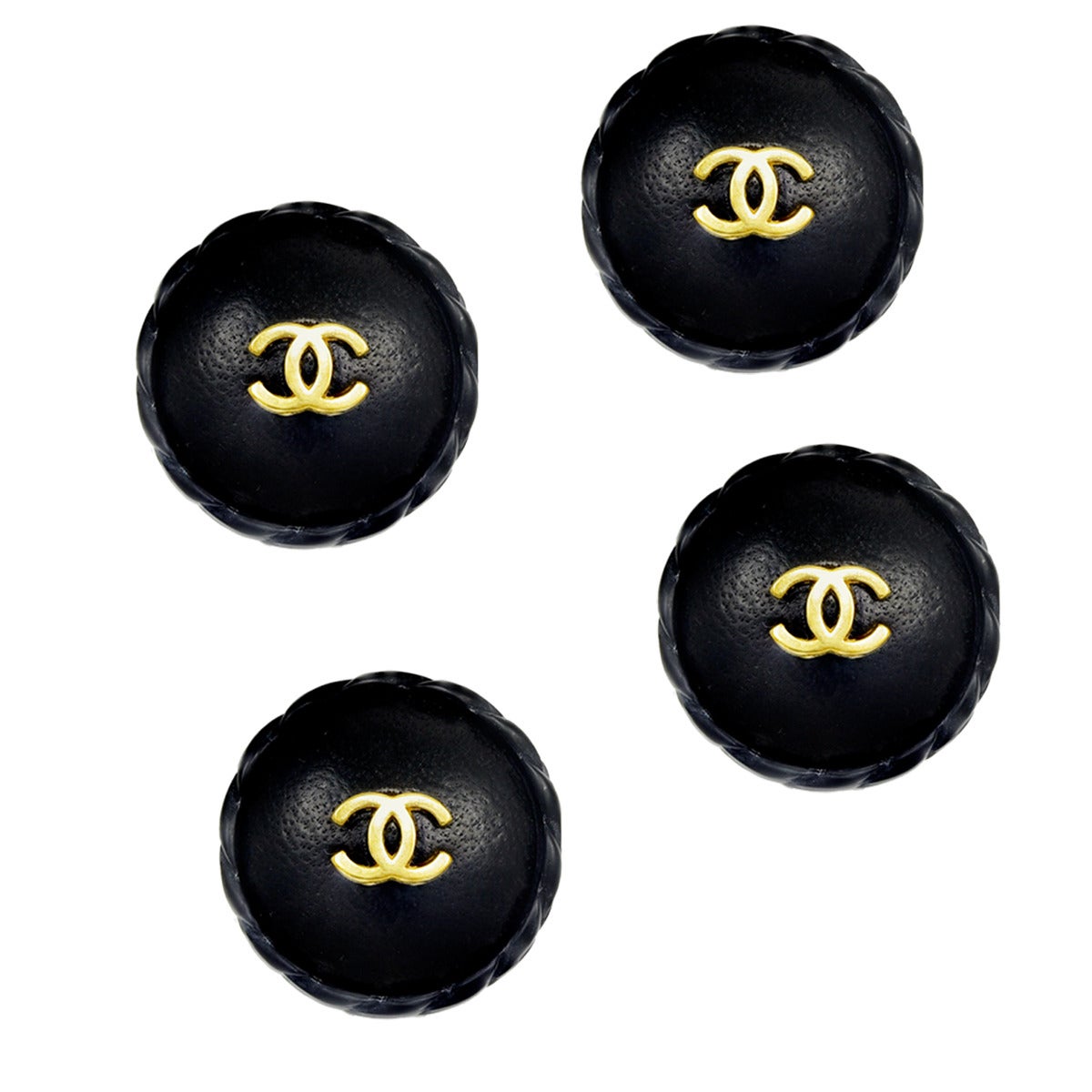 Amazing Chanel Leather Buttons For Sale at 1stDibs | leather buttons ...
