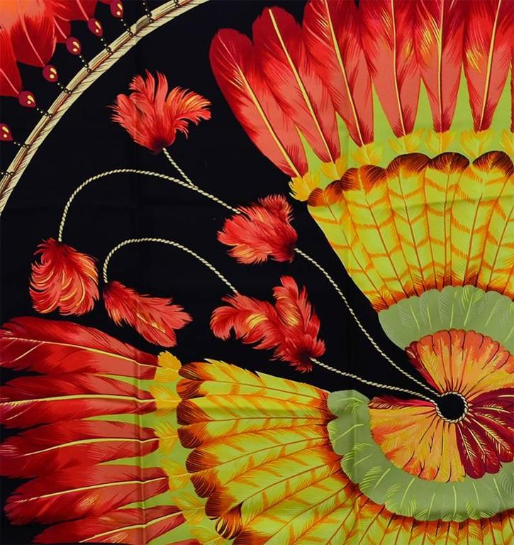 Magnificent Hermes Brazil Scarf at 1stDibs