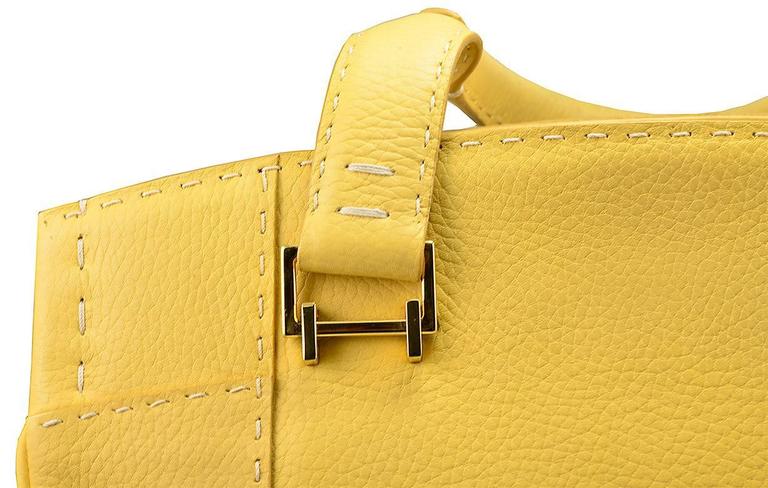 VBH Sunshine Yellow Day Bag For Sale at 1stDibs