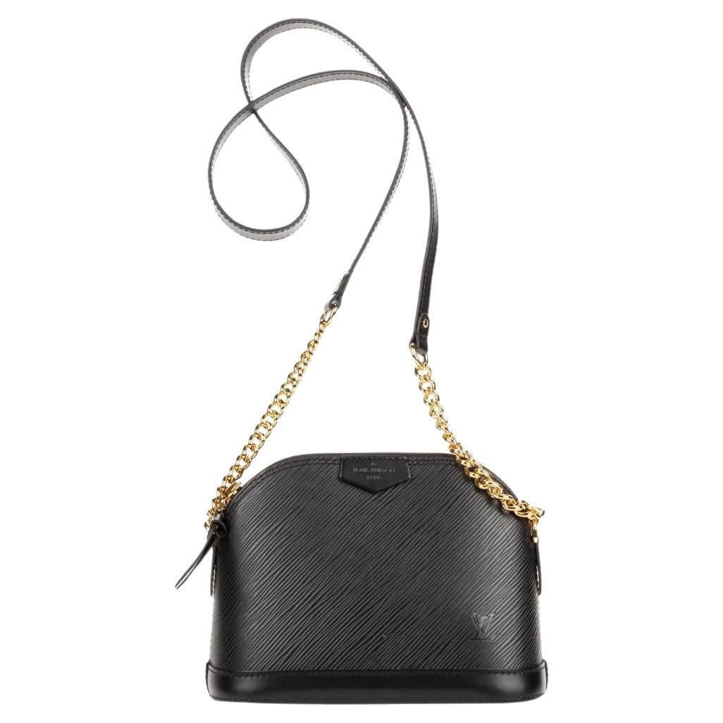 Louis Vuitton Black Epi Chain Mini Alma For Sale at 1stDibs
