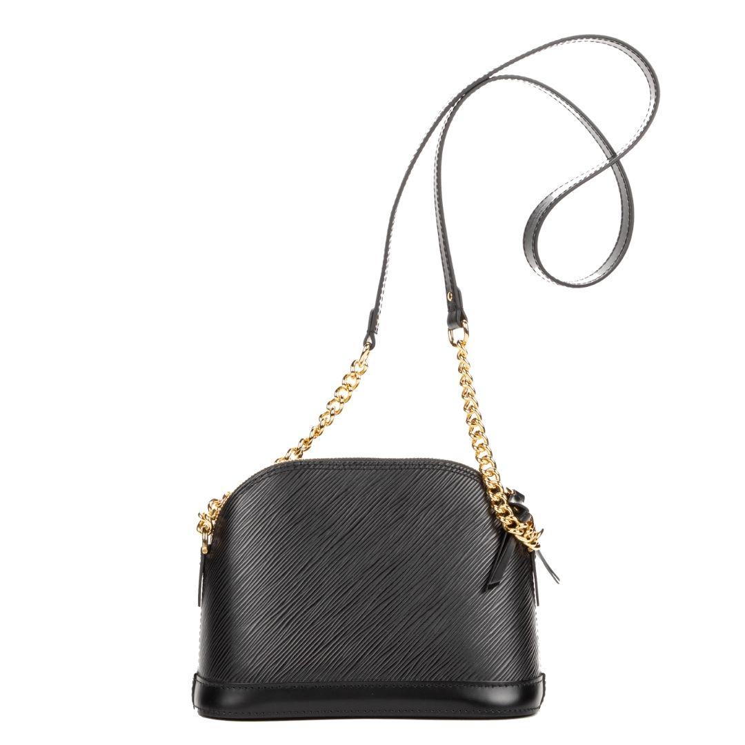 Louis Vuitton Black Epi Chain Mini Alma For Sale at 1stDibs